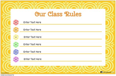 Klases Noteikumi 14 Storyboard Af Lv Examples