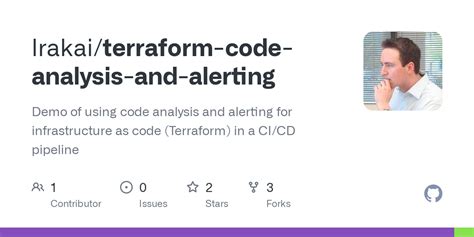 github lrakai terraform code analysis and alerting demo of using code analysis and alerting