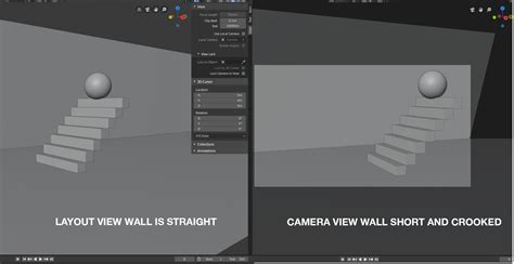 Eevee Render Engine Geometry Distorting In Camera View Blender