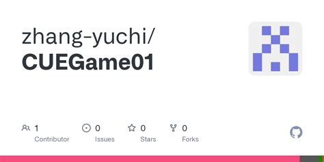 Github Zhang Yuchi Cuegame01