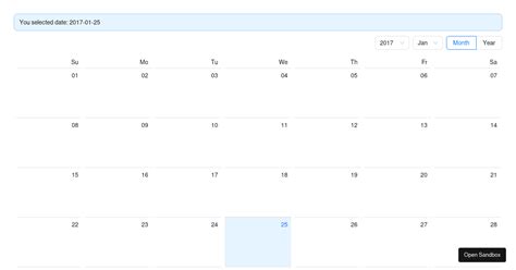 selectable calendar antd 5 11 5 codesandbox