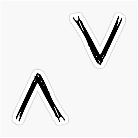 Minimalist Hand Drawn Half Triangle Pattern Sticker For Sale By