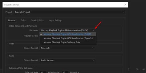 how to turn on gpu acceleration premiere pro boris fx