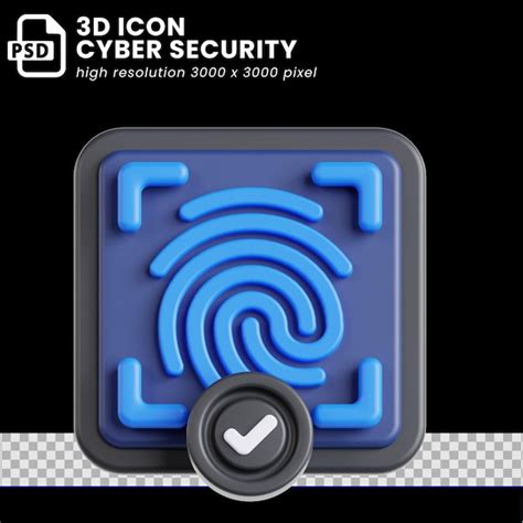 Premium Psd 3d Icon Cyber Security For Web Design And Ui Ux Design