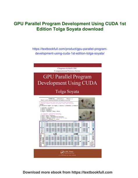 Gpu Parallel Program Development Using Cuda 1st Edition Tolga Soyata Pdf