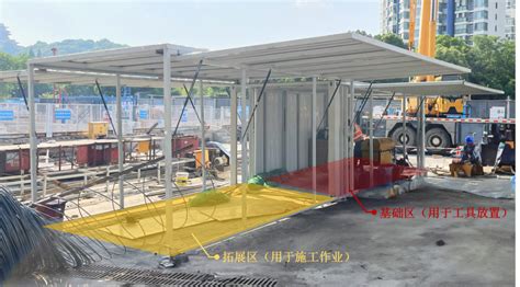 中建工地新型防护棚:伸缩折叠,高效便捷! 土木在线 中建工地新型防护棚:伸缩折叠,高效便捷! 土木在线
