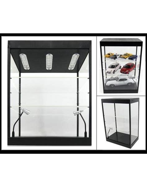 LED Lighted Display Case 2 Adjustable Shelves Linkwow HMKT LED Lighted Display Case 2 Adjustable Shelves Linkwow HMKT