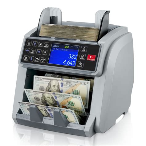 Munbyn Money Counter Machine Mixed Denomination Built In Printer Mixed
