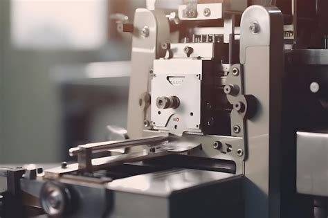 Large Offset Printing Press Or Magazine Running Neural Network Ai
