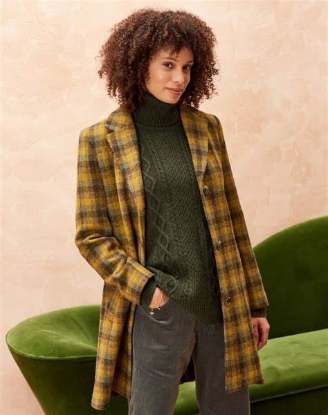 Green Cashmere Polo Neck Womens Polo Necks Brora Fashion