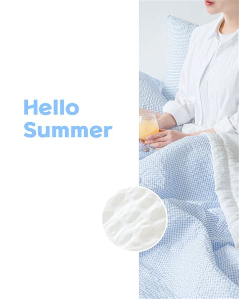웰크론몰 🌬️ 덮는 순간 여름이 바뀐다 🌬️ 땀이 나도 열대야도 문제없는 여름 서커 냉감 이불 산토리 로 올여름 쾌적함을 경험해보세요💙 ️ 원단부터 제작까지 국내