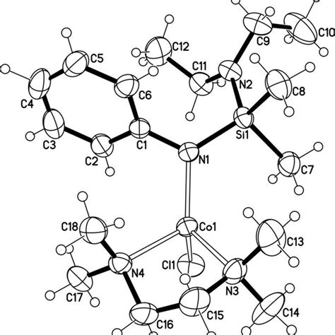 The Molecular Structure Showing The Atomnumbering Scheme Download Scientific Diagram