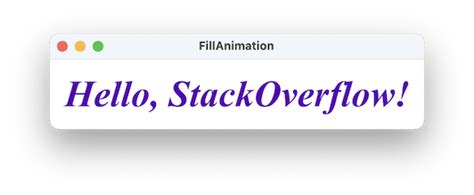 Java How To Make A Text Color Transition Without Css Stack Overflow