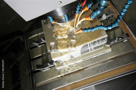 CNC Lathe Processing Stock Photo Adobe Stock