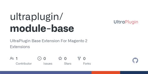 Github Ultrapluginmodule Base Ultraplugin Base Extension For