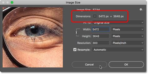create new photoshop document same size as open document