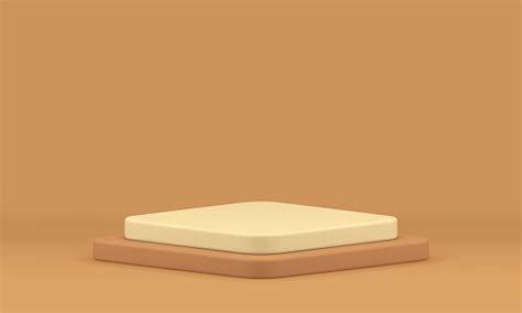 3d 받침대 마름모 베이지 색 아이소 메트릭 레벨 스탠드 박물관 전시 기초 현실적인 벡터 0명에 대한 스톡 벡터 아트 및 기타 이미지 0명 3차원 형태 갈색 Istock