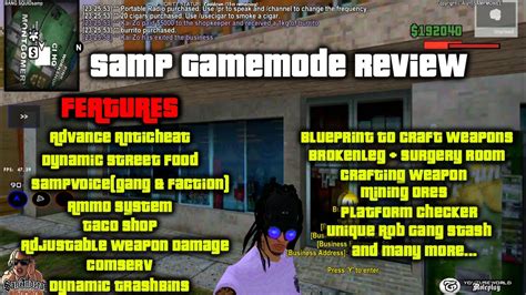 Review Samp New Best Gamemode San Andreas Roleplay Youtube