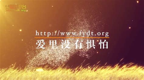 爱里没有惧怕 No Fear In Love 诗歌歌词MV YouTube