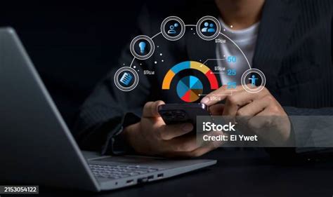 Businessman Analyze And Visualize Complex Information Using Ai To Process Big Data Digital