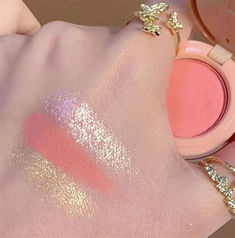 Buy 3 In 1 Blendable Trio Silky Smooth Eyeshadow Blush Highlighter Makeup Palette Pink