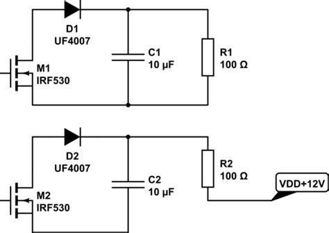 Push Pull Converter Ringing On Mosfet Drains Electrical Engineering