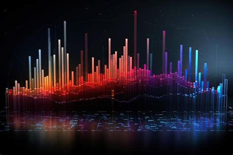 Premium Ai Image 3d Bar Graph Big Stock Financial Data Visualization Analysis Chart