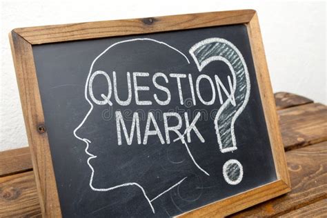 Human Head Chalkboard With Question Mark Concept Stock Illustration Illustration Of Concept