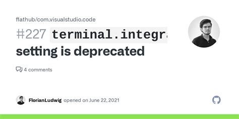 Terminal Integrated Shell Linux Setting Is Deprecated Issue Flathub Visualstudio