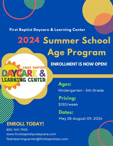 2024 Summer School Age Programpanhandle Health Alliance