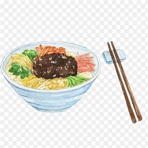 炸酱面手绘画素材图片PNG图片素材下载 图片编号8578585 PNG素材网
