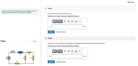 Solved The Circult Shown In The Figure Elgure 1 Consists