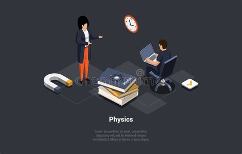 Studying Physics Subject Education And Science Concept Male