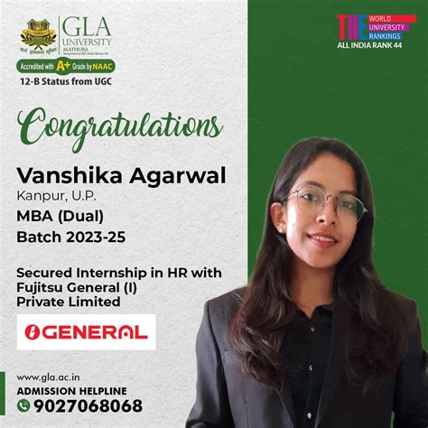 Vanshika Agarwal Posted On Linkedin