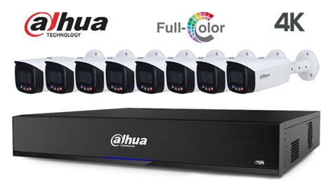 Dahua Kit 24 Ip 4k Full Colour Tioc Bullet 8 Camera Ip Cctv Syste