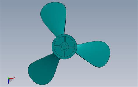 小型风扇扇叶 Solidworks 2012 模型图纸免费下载 懒石网