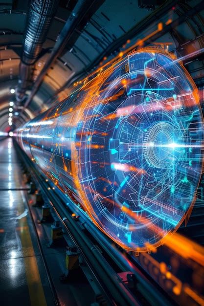 Premium Photo The Heavy Ion Collider And Data Processing Streams