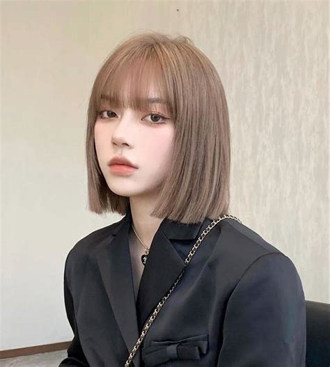 단발병 끝내기 짧은단발머리 테슬컷 단발연예인 네이버 블로그