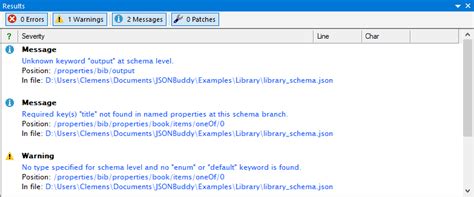 Json Schema Analyzer