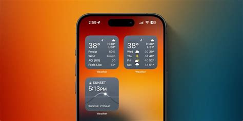 Here Are The New Weather Widgets For Iphone With Ios 172 Electrogeek