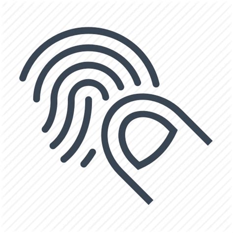 Fingerprint Icon At Collection Of Fingerprint Icon Free For Personal Use