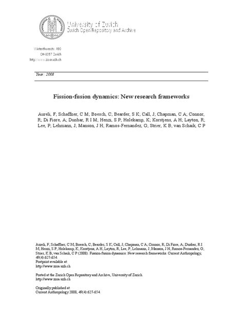 Fission Fusion Dynamics Pdf