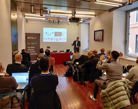 ace lab data recovery and digital forensics roadshow in italy
