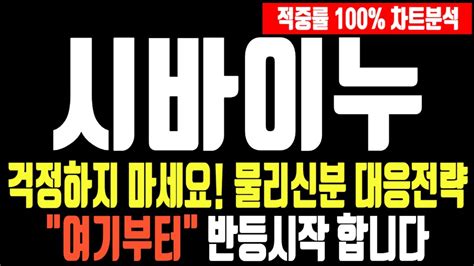 시바이누 걱정하지마세요 물리신분 대응전략 여기서부터 반등 시작합니다 시바이누 시바이누코인 시바이누분석 시바이누전망 시바이누목표가 시바이누차트 Youtube