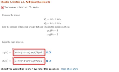 Solved Chapter 7 Section 7 1 Additional Question 02 Your