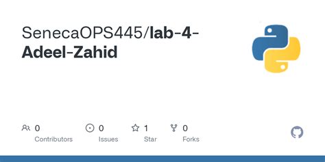 GitHub SenecaOPS445 Lab 4 Adeel Zahid