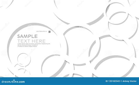 Abstract Background With Circles Vector Illustration Stock Vector Illustration Of Wrapping