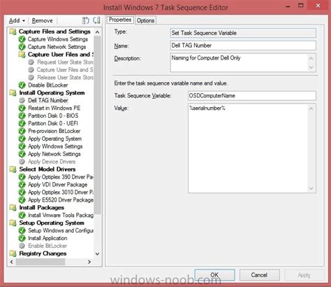 OSD Windows X Rename PC Deploy Windows Noob