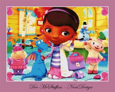 Doc Mcstuffins Cross Stitch Pattern Cross Stitch Doc Etsy