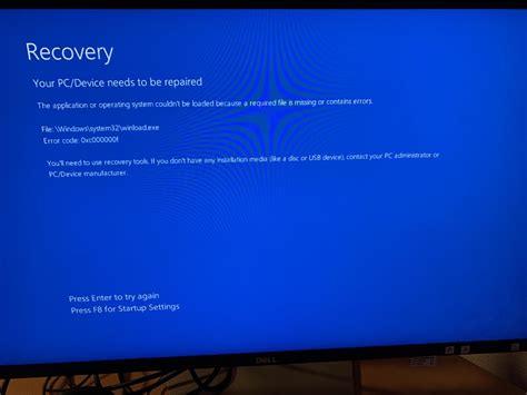 Need Help For The Correct Diskpart Commands To Repair The Winloadexe